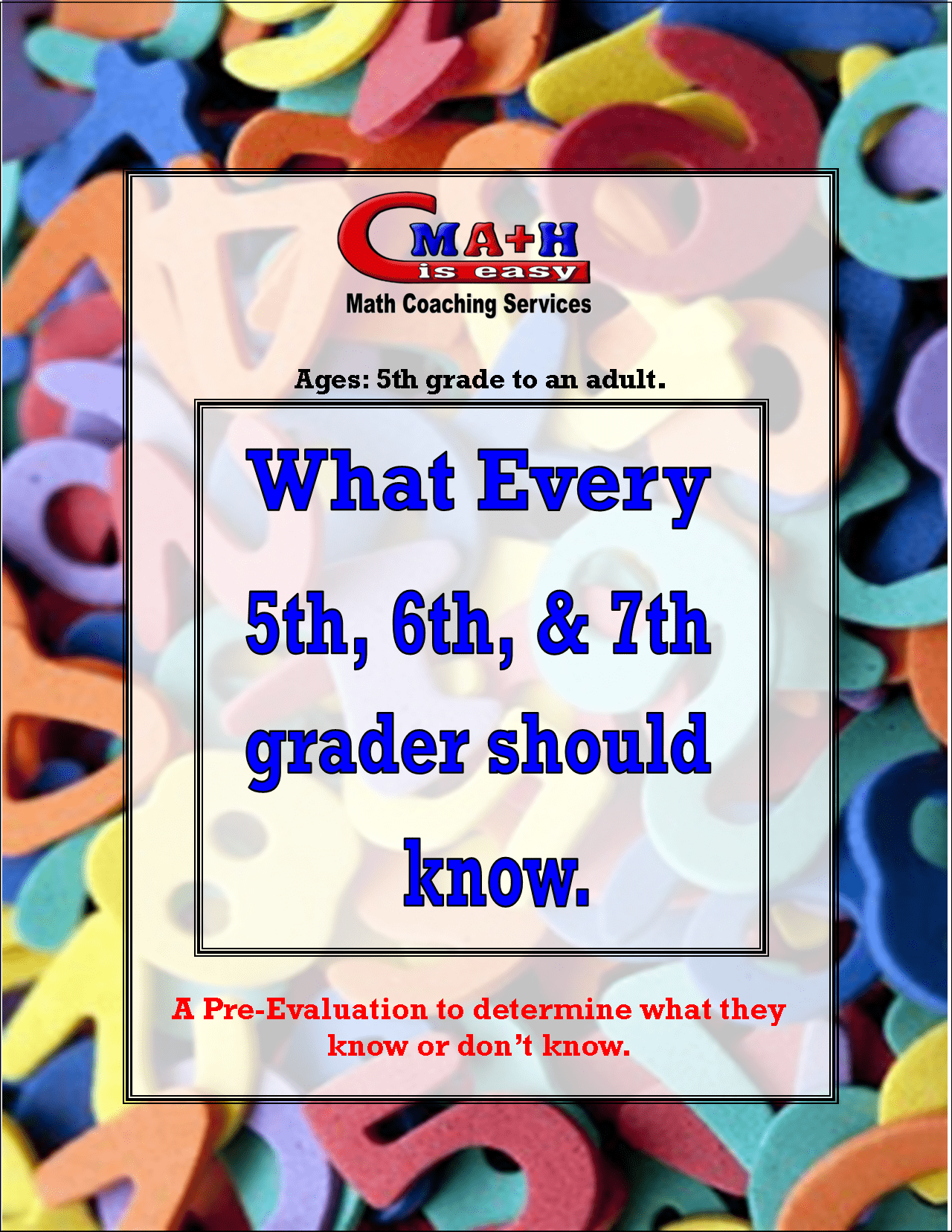 Diagnostic Math Test TSI MATH HELP
